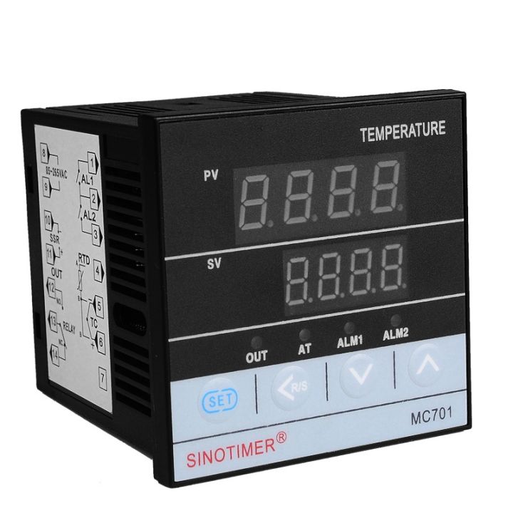 Sinotimer Mc701 Digital Pid Temperature Controller Waterproof K Type