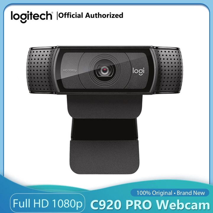 Logitech C920 Pro HD Webcam 1080P Widescreen Video Calling Recording ...