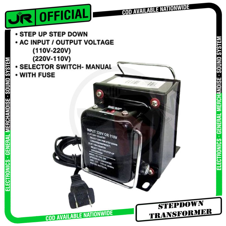 [JRM] Step Up Step Down Transformer 500 watts 110V - 220V / 220V - 110V ...