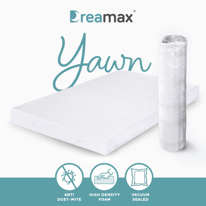 DREAMAX YAWN High Density Foam Mattress - 10cm / 15cm / 20cm / Bed ...