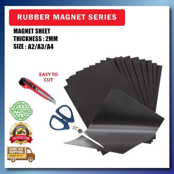 2MM Thickness Magnet Sheet (A2/A3/A4) | Lazada