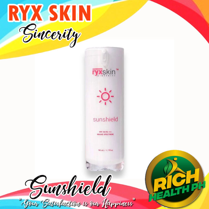 Ryx Sunshield Sunscreen SPF50 PA +++ Broad Spectrum 50ml | Lazada PH