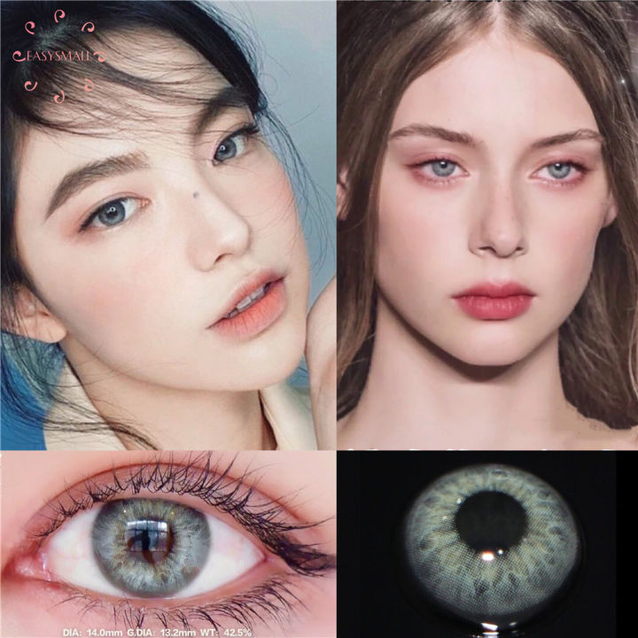 DNA green crazy natural small big beauty pupil Colored Contact Lenses ...