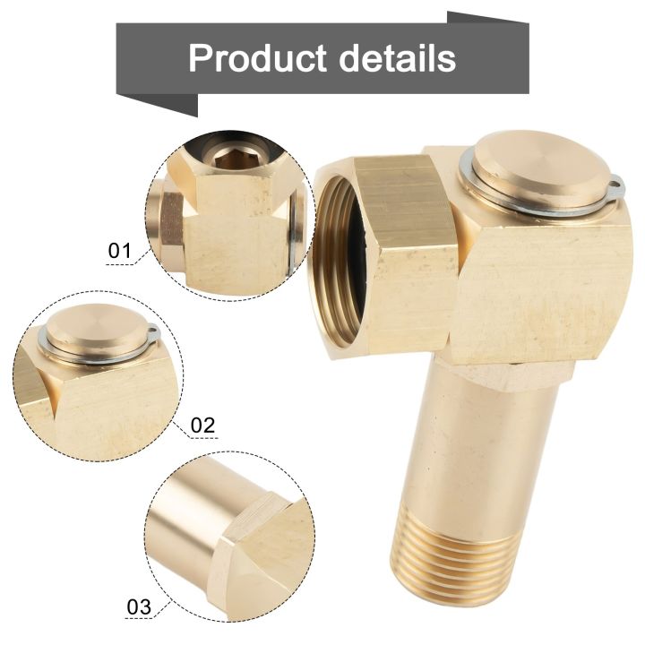 Brass Hose Reel Adapter Swivel Connector for Secure Garden Hose ...