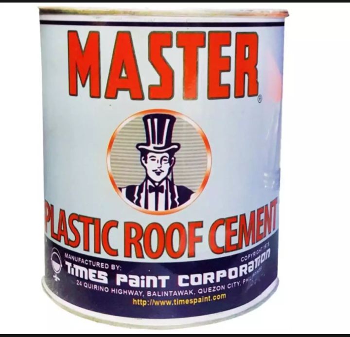Master Roof Cement 1 Quart 950 Grams Asphalt Waterproofing | Lazada PH