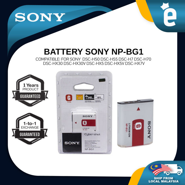 OEM Sony NP-BG1 Lithium-Ion Battery Pack (3.7V, 960mAh) Battery | Lazada