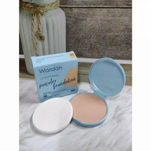 Wardah Refill Lightening Powder Foundation TWC Two Way Cake | Lazada ...