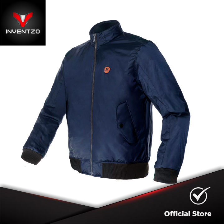 INVENTZO Sandstorm Alpha Navy - Jaket Motor Bomber Retro Tahan Angin ...