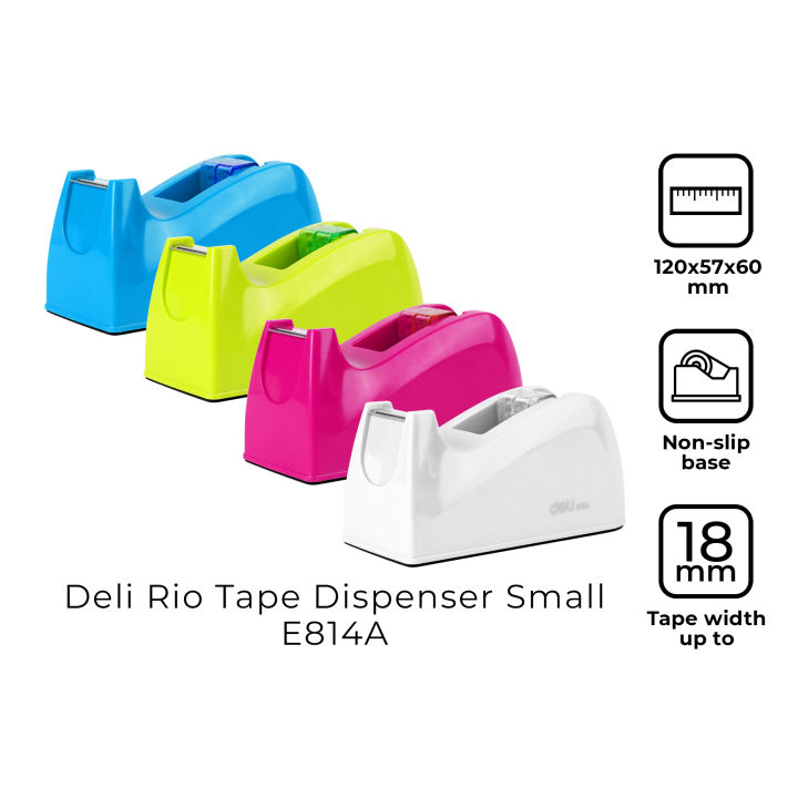 Deli E814A Rio Tape Dispenser Small [7525814A] | Lazada PH