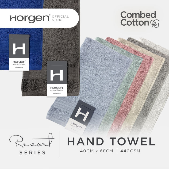Horgen Combed Cotton Hand Towel - Absorbent & Quick Dry | Tuala Tangan ...