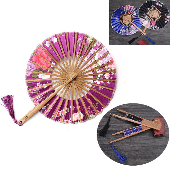 Folding Chinese bamboo fans Decorative Bamboo Windmill design Folding ...