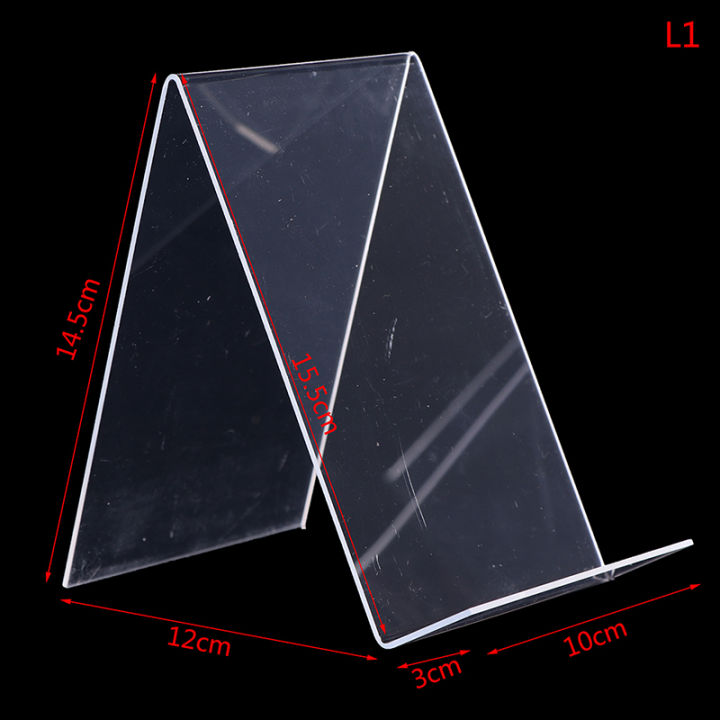 Flyingcloud 1Pcs Book Display Stand Desktop Book Holder Transparent ...