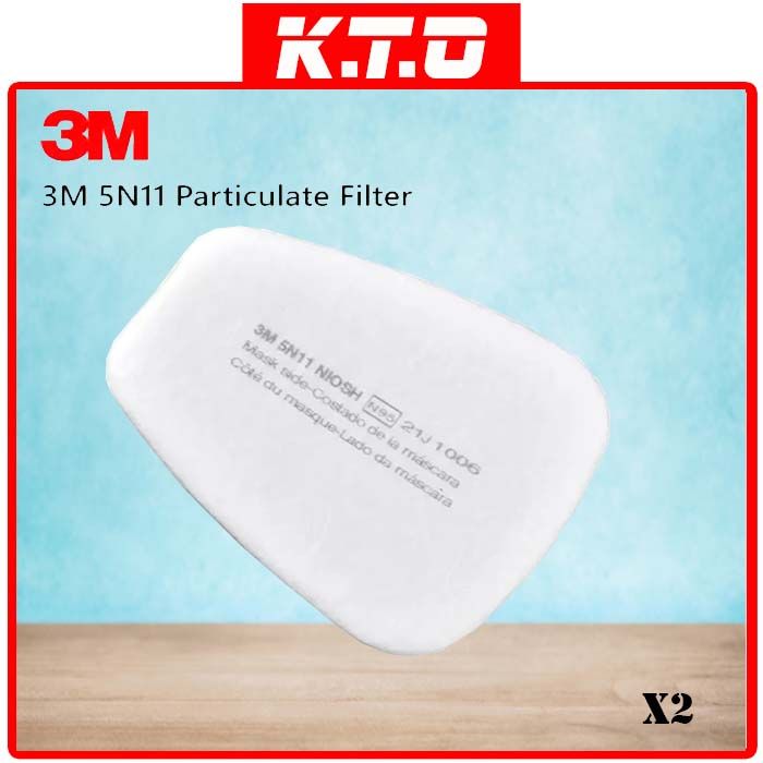 3M 5N11 N95 Particulate Filter For 3M 6200/ 6502QL/ 7502 1 Pair / 1 Box ...