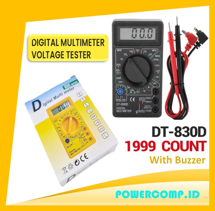 ANENG DT830D Mini Digital Multimeter Voltmeter Voltage Ampere Ohm ...