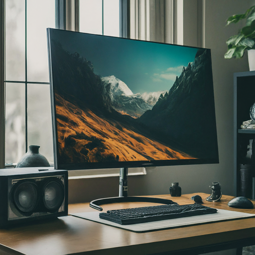 17 Inch Full HD IPS Monitor, No Border Design, Anti-Blue Light, and USB ...