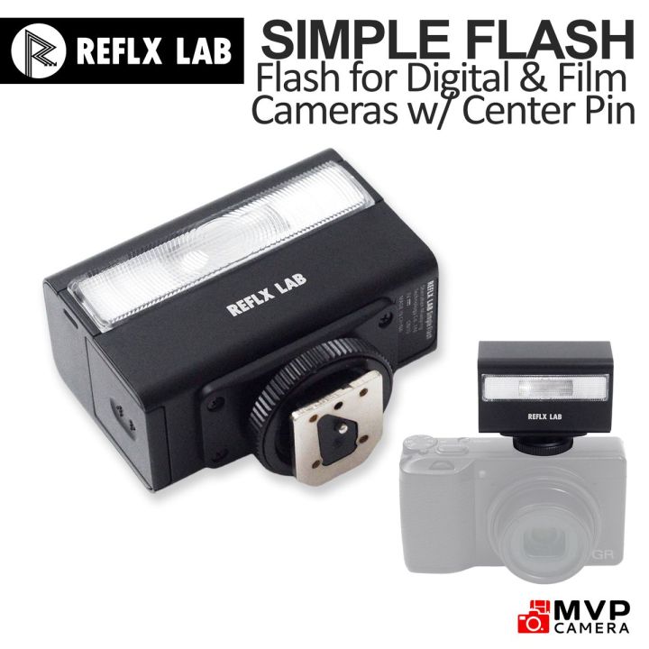 REFLX LAB Simple Flash for Mirrorless Digital Analogue Film Camera Hot Shoe Center Pin MVP ...