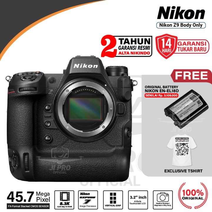 NIKON Z9 / Z 9 Mirrorless Digital Camera Body Only Garansi Resmi ...