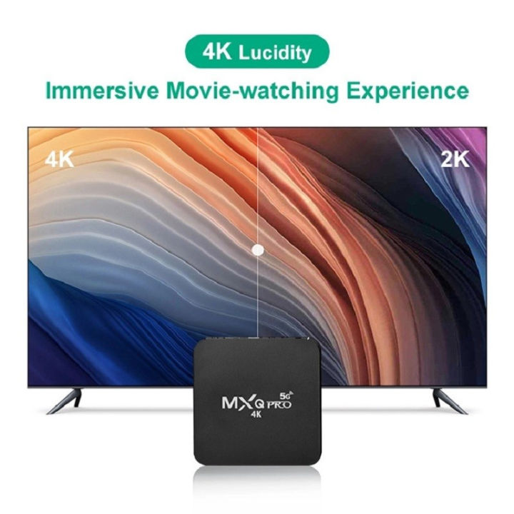 Android tv box MXQ pro 4K -5G smart tv Box Android 10.1os RAM 8GB ROM ...