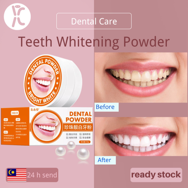 Tooth Whitening Powder 50g Teeth Brighten Oral Cleaning Remove Plaque ...