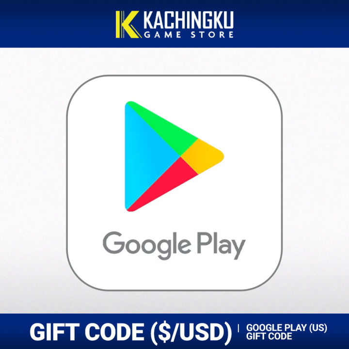 Google Play Gift Codes (US) Top Up Credits | Lazada