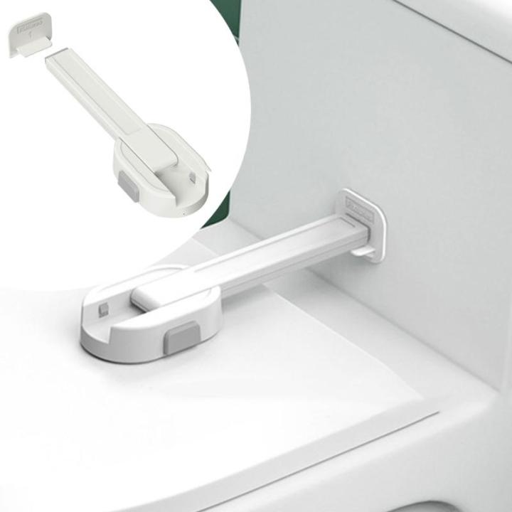 Plastic Toilet Seat Lock Double Switches Bathroom Toilet Lid Proofing ...