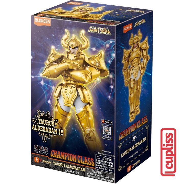 BLOKEES 75007 Figure Saint Seiya Champion Class CC06 Taurus Aldebaran ...