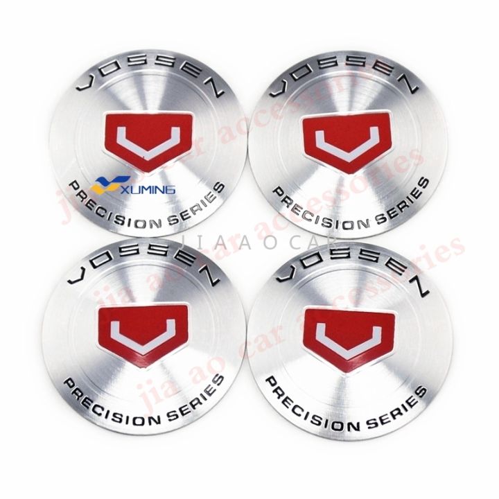 4pcs x 56mm 60mm 65mm Vossen Logo Car Wheel Center Hub Cap Badge Stickers for Audi BMW VW Ford ...
