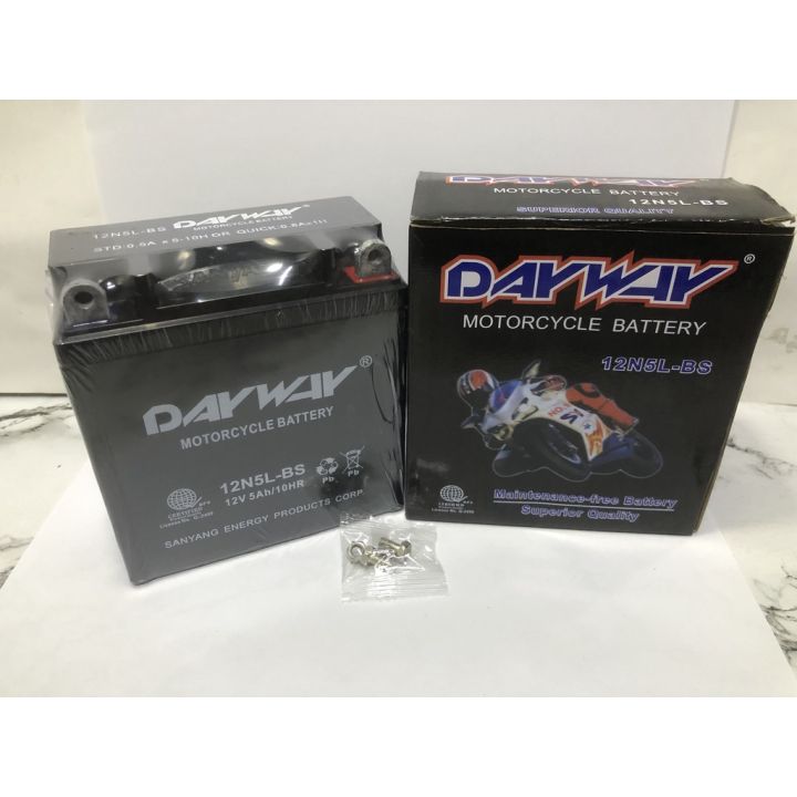 DAYWAY BATTERY - 12N5L-BS (MIO SPORTY) | Lazada PH