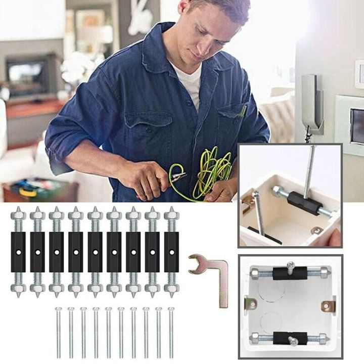 【Belindad】10Pcs 86 Type Switch Socket Cassette Screws Support Rod Wall ...