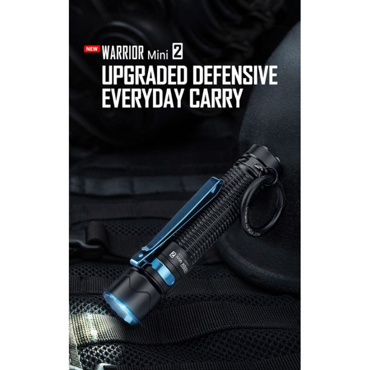 Olight Warrior Mini 2 ไฟฉายยุทธวิธีแบบชาร์จไฟได้ สวิตช์2ทาง ราคาพิเศษ ...