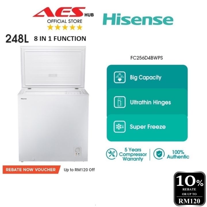 Can setup Hisense chest freezer 248l cheap freezer deep freezer fridge ...