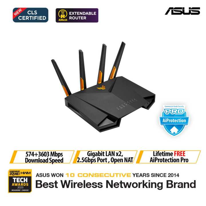ASUS Gaming Router TUF Gaming AX4200 Dual Band WiFi 6 | Lazada