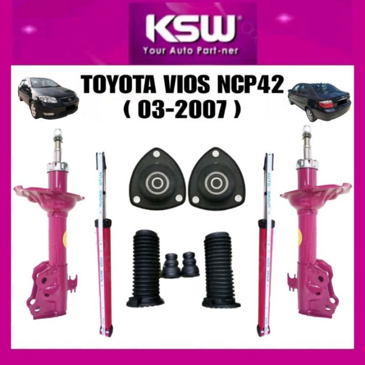 ALAT GANTI KERETA TOYOTA VIOS NCP42 ( 03-2006 ) ABSORBER FRONT / REAR ...