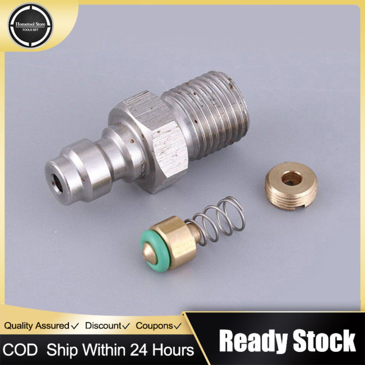 8mm Male Thread Quick Connect Valve PCP Filling With Valve M10*1 1/8NPT ...