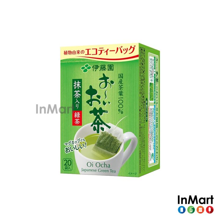 Ito En Oi Ocha Japanese Green Tea 20 Bags (38g) 伊藤园 生态茶袋绿茶 日本绿茶 | Lazada