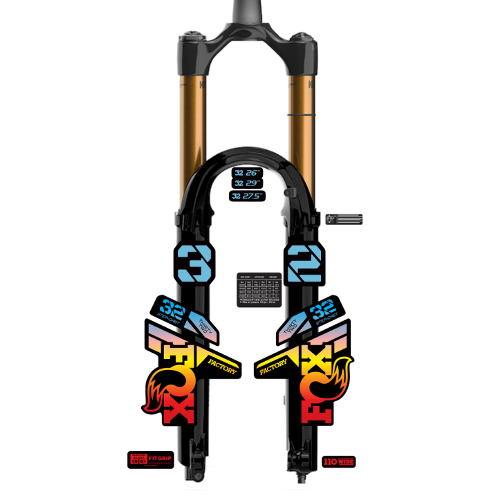 tem decal dán phuộc xe đạp địa hình Fox kashima 32 2022 | cheetahdecals ...