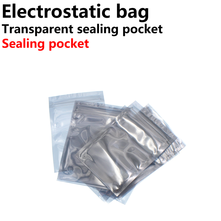 100pcs Antistatic Shielding Zip Lock Bag with Printed ESD Anti-Static ...
