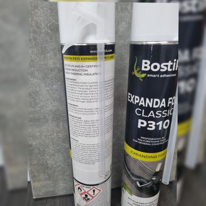 Bostik P310 Expanda Foam Classic 750ml Expand Expanding Filler Peredam ... Bostik P310 Expanda Foam Classic 750ml Expand Expanding Filler Peredam ...
