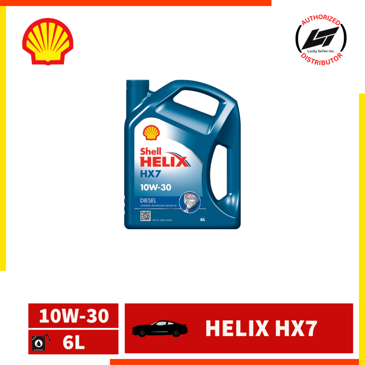 Shell Helix HX7 10W-30 6L | Lazada PH