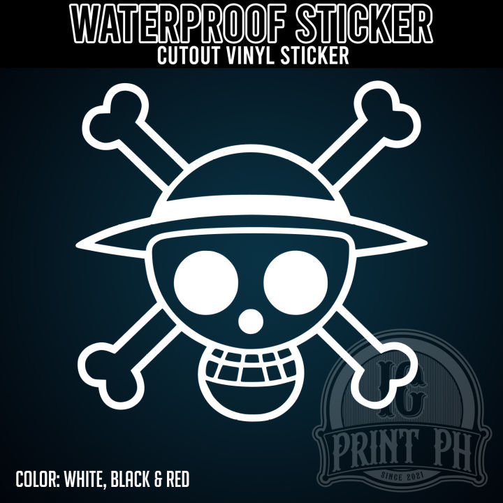 Sticker ONE PIECE Logo Waterproof Cutout Vinyl Sticker | Lazada PH