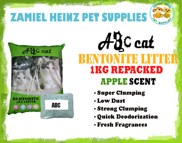 ABC Cat Litter Sand - Apple | 1kg REPACKED | Lazada PH