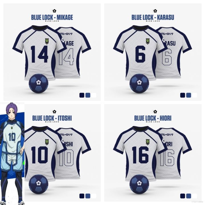 cl31 Ellen Blue Lock ITOSHI BACHIRA Anime cosplay vải Áo thun oversized ...