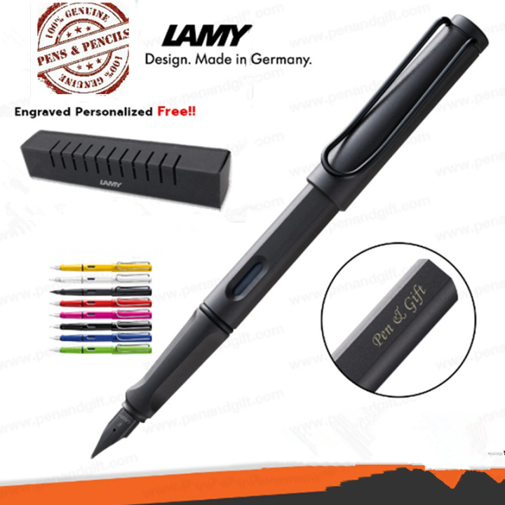 【Free Engraving Pen】 LAMY Safari Fountain Pen original box with free ...