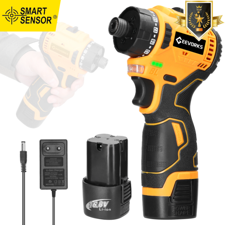 Smart Sensor 16 8v Lithium Screwdriver 55nm Torque Multifunctional