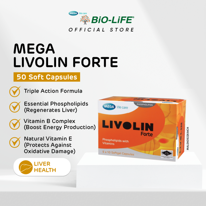 MEGA LIVOLIN FORTE 50S (Expiry Date Mar 2025) | Lazada