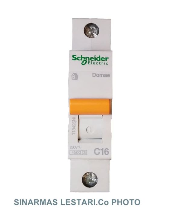 MCB SCHNEIDER DOMAE C16/16A 1 PHASE SNI | Lazada Indonesia