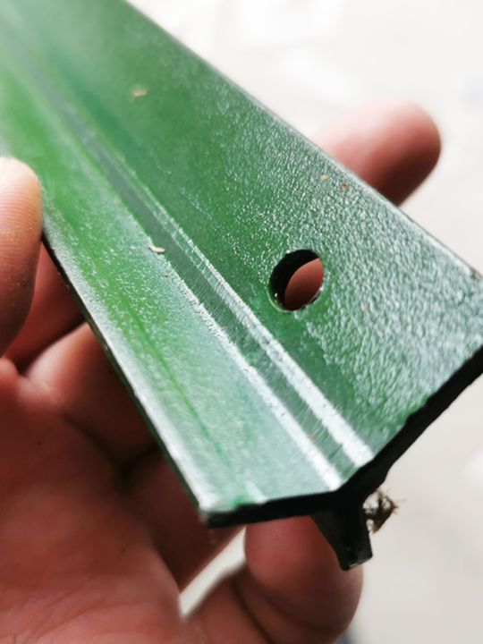 Fence pole, railing pole, support pole, outdoor solid iron pole, Y ...