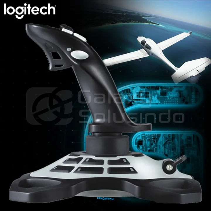Logitech Extreme 3D Pro Joystick - Flight Simulator Controller | Lazada Indonesia