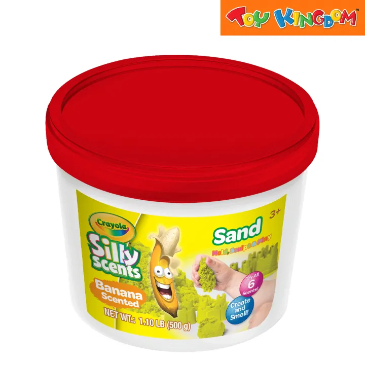 Crayola 500 grams Silly Scents Banana Play Sand Bucket | Lazada PH