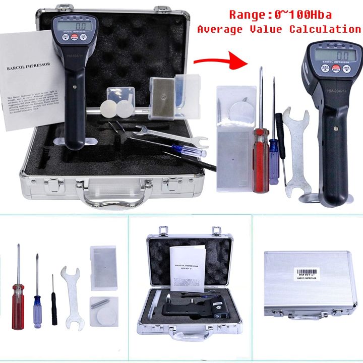 HM-934-1+ Barcol Impressor Aluminum Hardness Tester Digital Indentation ...
